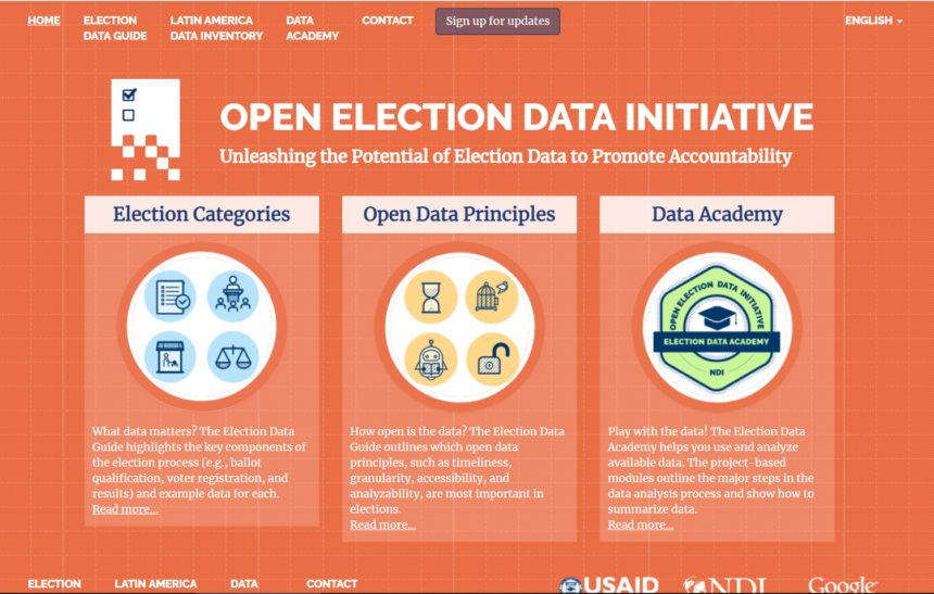 “โครงการข้อมูลการเลือกตั้งเปิด” (Open Election Data Initiative ...