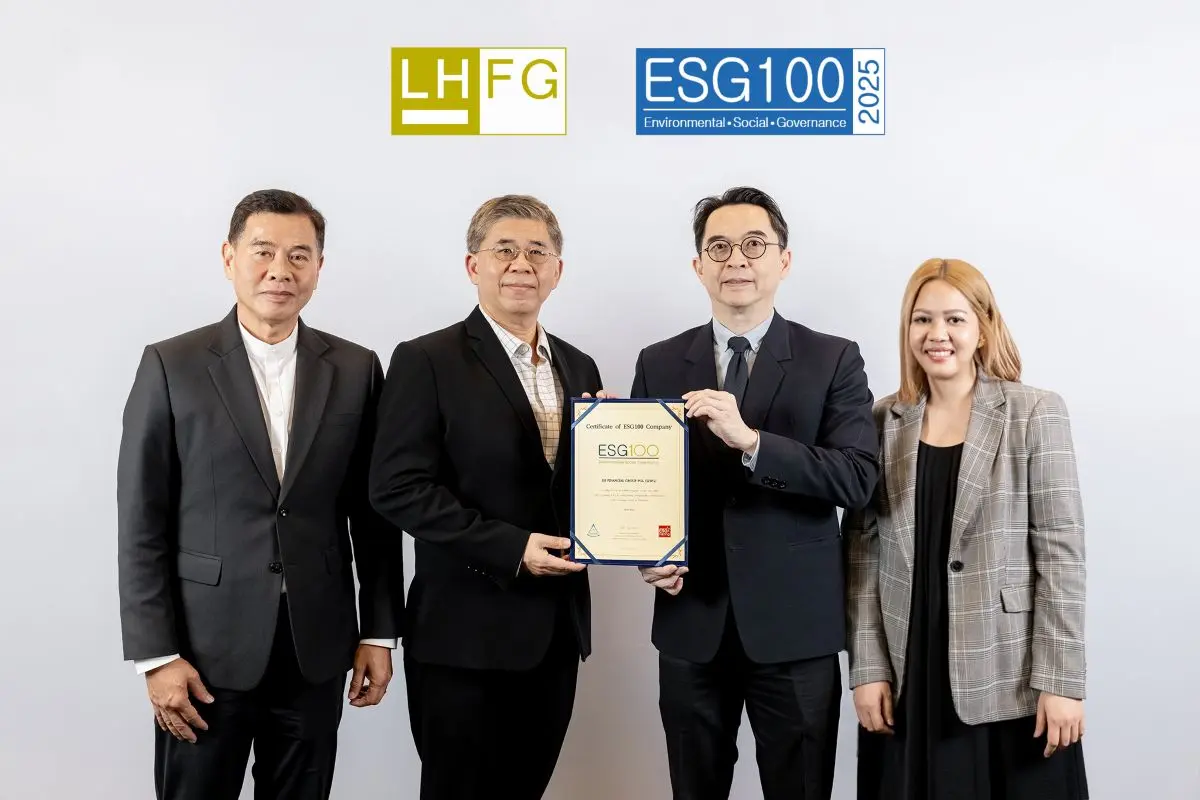 LHFG เป็นหนึ่งในบริษัท 10 ปี ทำเนียบ ESG100 - ThaiPublica